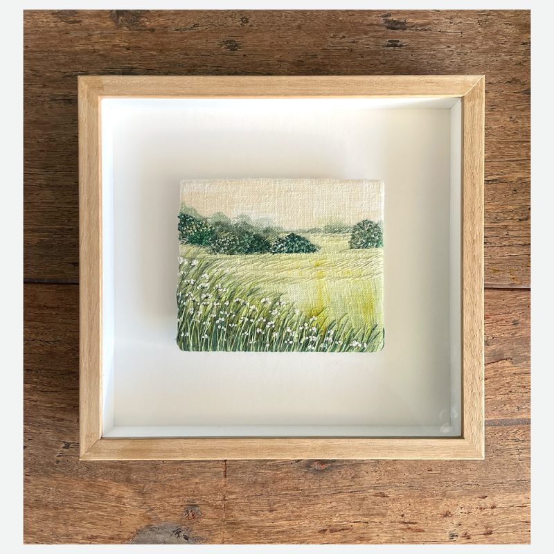 Summer Walk IV FRAMED ORIGINAL | Sara Langdon Art